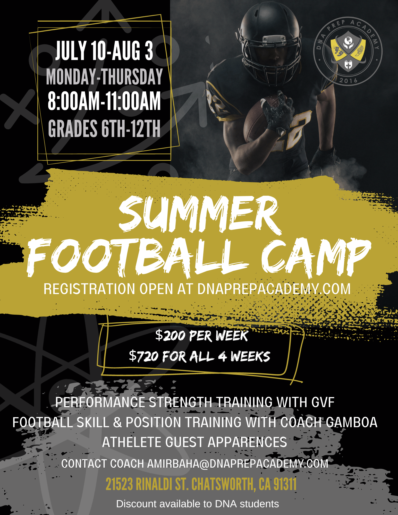 Summer – DNA Prep Academy